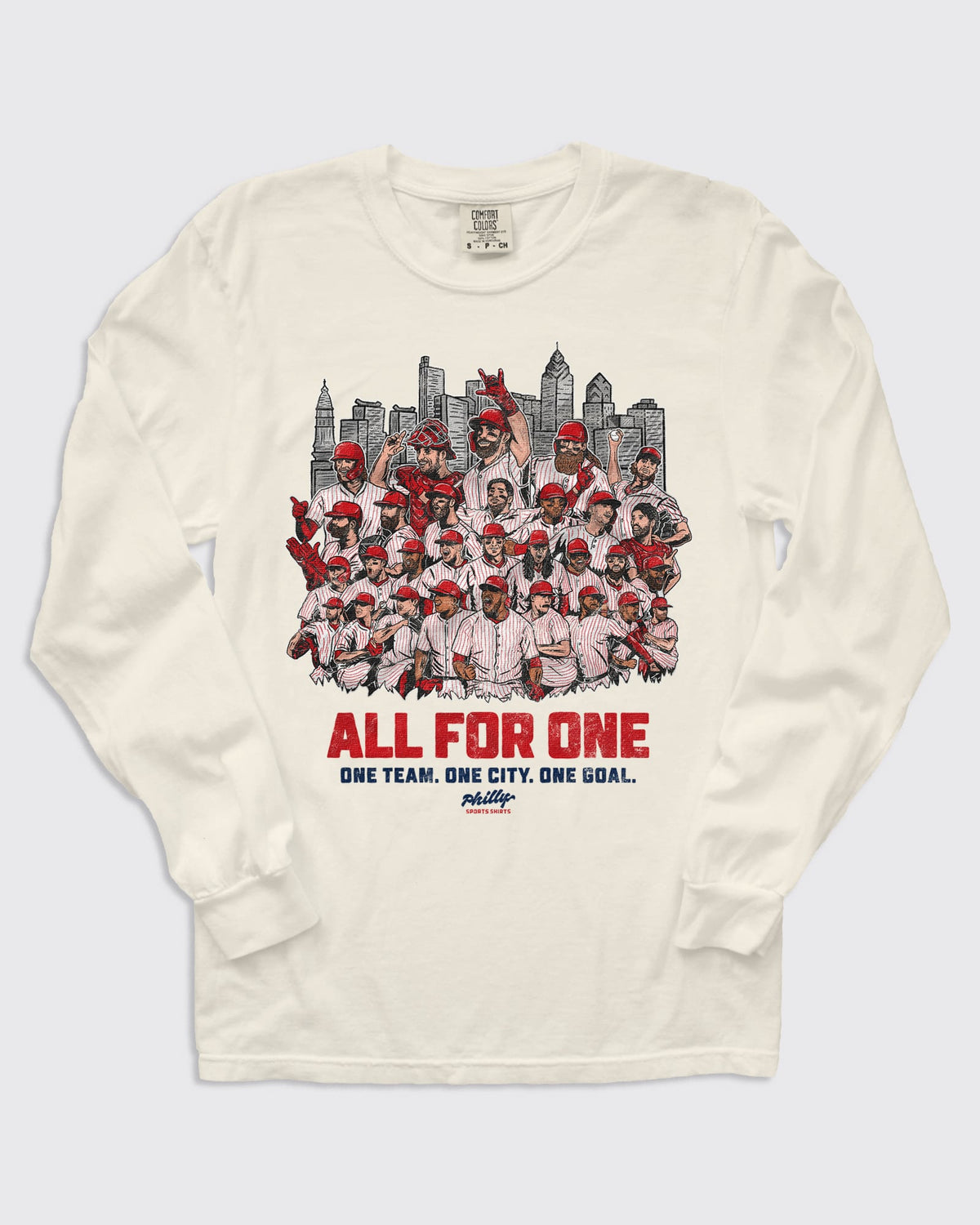 All For One Phillies Playoff Shirt - Philly Sports Shirts