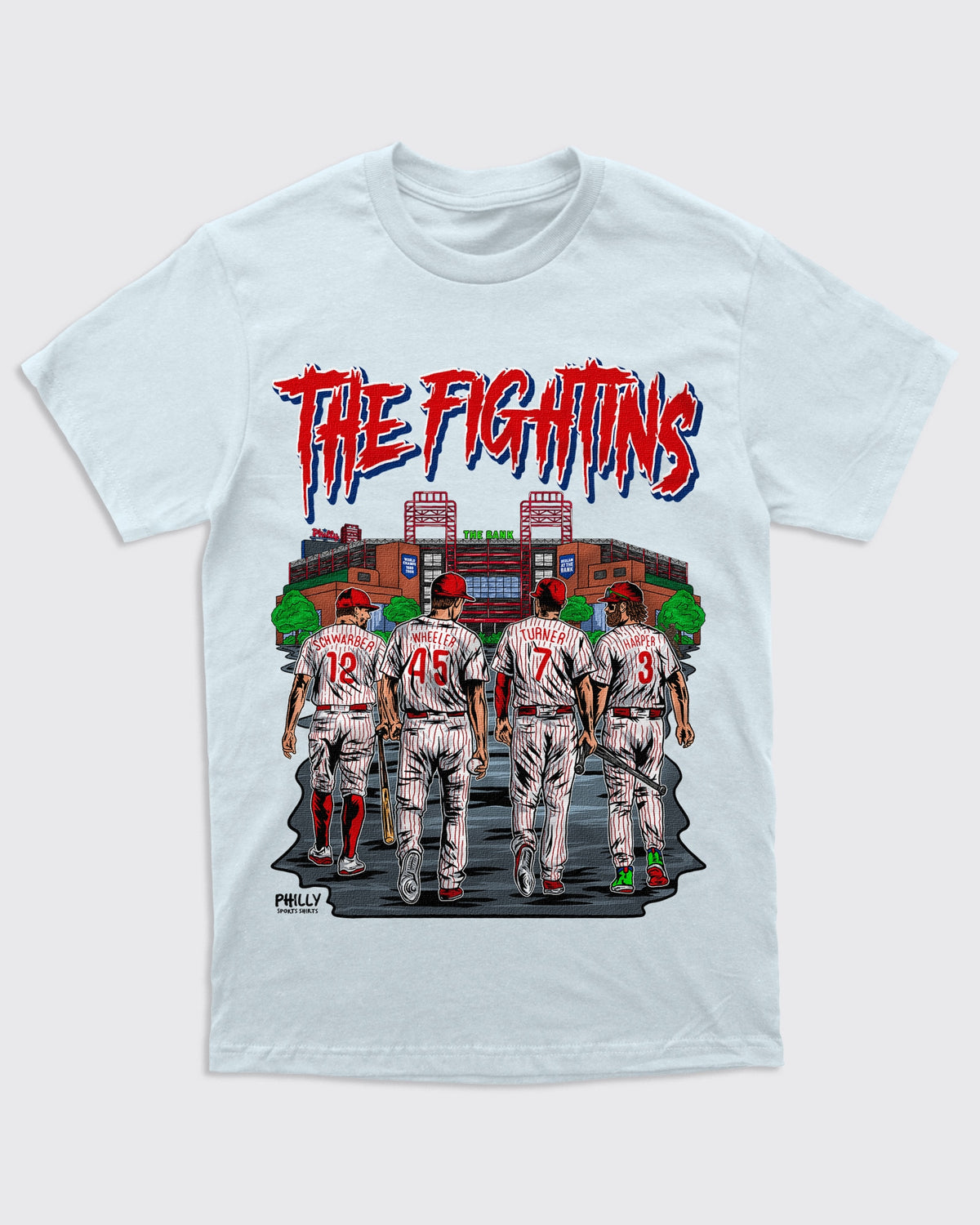 The Fightins - Defend The Bank Phillies Shirt - Philly Sports Shirts