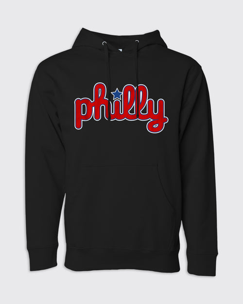 Philly Legendary Script Hoodie - Philly Sports Shirts