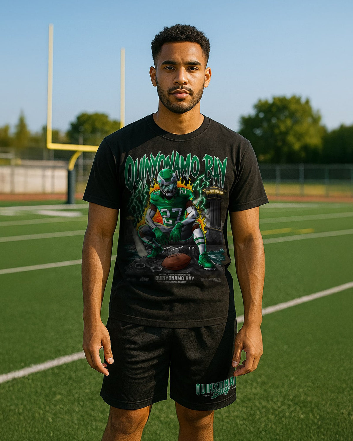 Quinyonamo Bay Shirt Part 2 - Quinyon Mitchell - Philly Sports Shirts